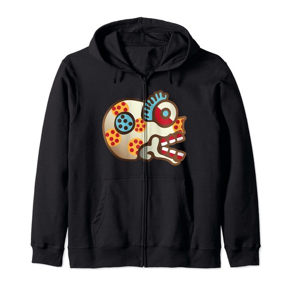 Signs and Symbols | Tops | Miquiztli Meaning Death Skull Aztec Calendar ...